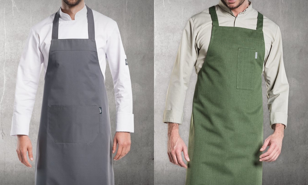 Delantal de cocinero Chaud Devant y Artel en poliéster algodón